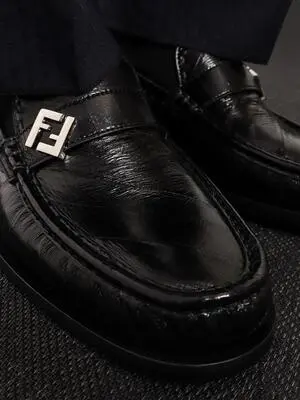 Fendi Missina Leather Loafers - Multicolor