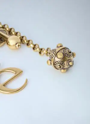 Chloé Symbols Keychain - Gold