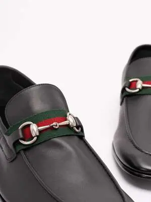 Gucci Leather Como Loafers