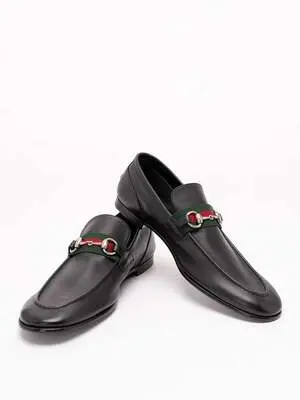 Gucci Leather Como Loafers