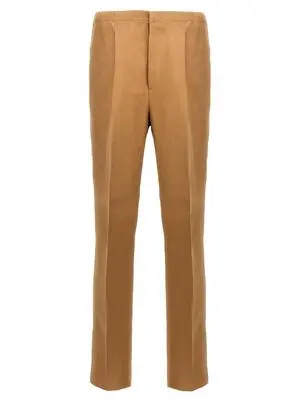 Fendi Paper Canvas Pants - Cream