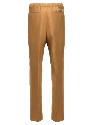 Fendi Paper Canvas Pants - Cream