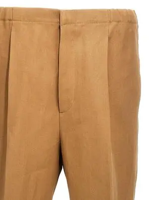 Fendi Paper Canvas Pants - Cream