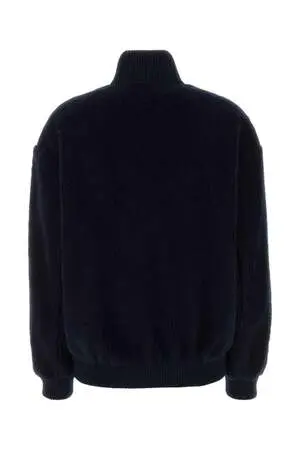 Prada Dark Pile Bomber Jacket