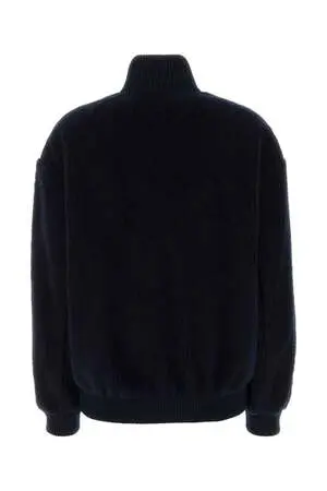 Prada Dark Pile Bomber Jacket - Blue