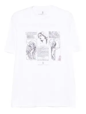 Brunello Cucinelli Printed Cotton T-shirt