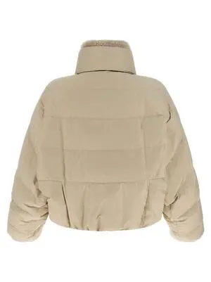 Brunello Cucinelli Cropped Down Jacket - Cream