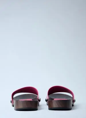 Miu Miu Studded Slide Sandals