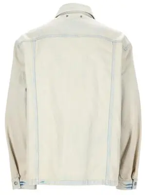 GOLDEN GOOSE Giacca In Denim Con Tasca Ricamata