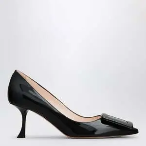 ROGER VIVIER Patent Leather Pumps - Black