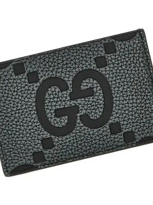 Gucci Maxi Cardholder Gg - Black