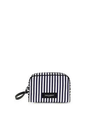 Dolce & Gabbana Striped Poplin Handbag - Multicolor