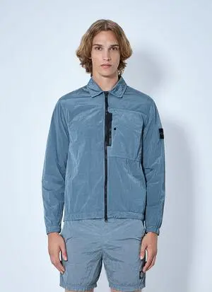 Stone Island Zip-up Jacket With Chest Pocket