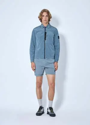 Stone Island Zip-up Jacket With Chest Pocket