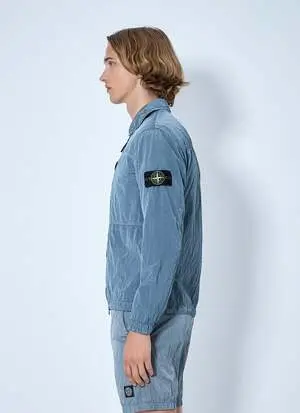 Stone Island Zip-up Jacket With Chest Pocket