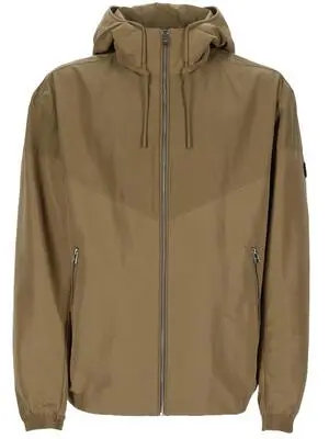 BOSS Giacca Con Cappuccio E Zip - Cream
