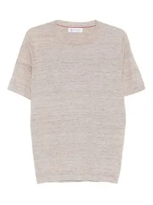 Brunello Cucinelli Linen Blend Sweater - Multicolor