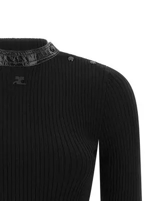 COURREGES Ribbed Sweater