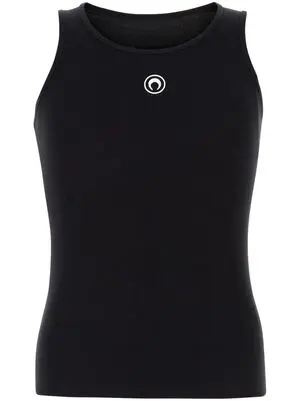 MARINE SERRE Moon Cotton Tank Top
