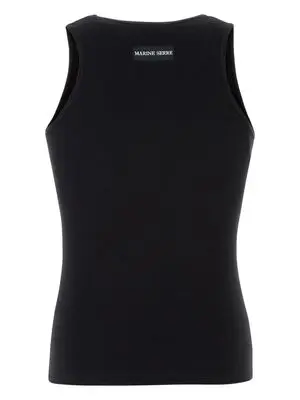MARINE SERRE Moon Cotton Tank Top