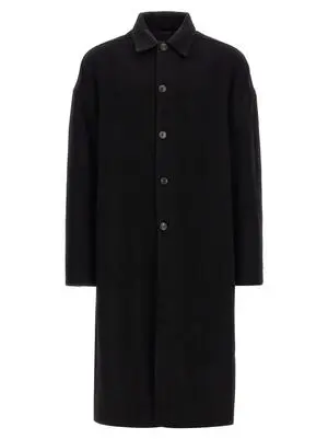Rick Owens Buttoned Brad' Coat