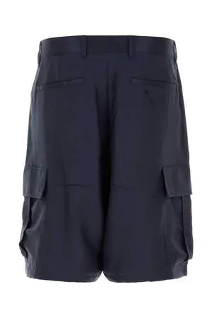 Prada Silk Bermuda Shorts