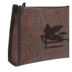 Etro Pegaso Arnica Pouch - Brown