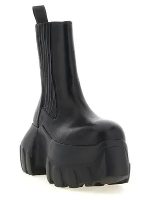 Rick Owens Beatle Mega Tractor Ankle Boots