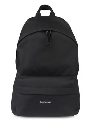 Balenciaga Explorer Nylon Backpack - Black