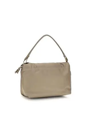 Fendi Baguette Soft Nappa Leather Shoulder Bag - Cream