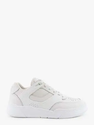 Celine Ct-09 Leather Sneakers With Mesh Inserts
