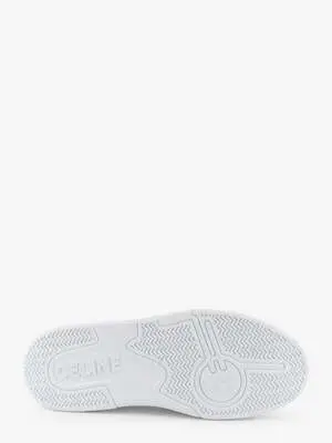 Celine Ct-09 Leather Sneakers With Mesh Inserts