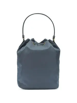 Prada Duet Re-nylon Bucket Bag - Blue