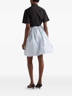 Prada Short-sleeved Poplin Utility Shirt