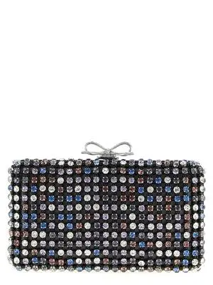 SELF-PORTRAIT Multi Crystal Chainmail' Clutch