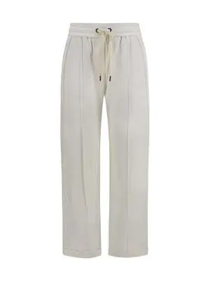 Brunello Cucinelli Monili Track Pants - White