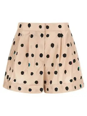 Fendi Falena Dots' Shorts - Pink