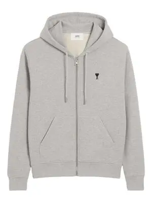 AMI Paris De Coeur Cotton Hoodie Multicolor