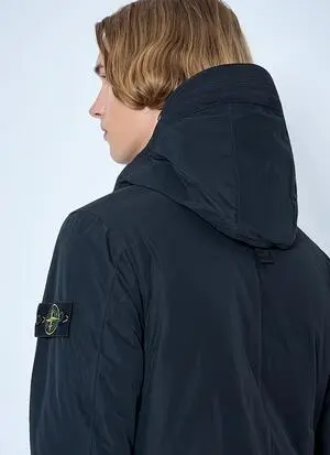 Stone Island Hooded Jacket With Patch Detail