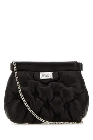 MAISON MARGIELA Nappa Leather Baby Glam Slam Classique Crossbody Bag - Black