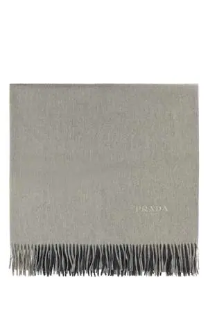 Prada Two-tone Cashmere Blend Blanket - Multicolor