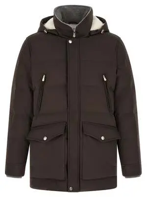 Brunello Cucinelli Quilted Parka - Brown