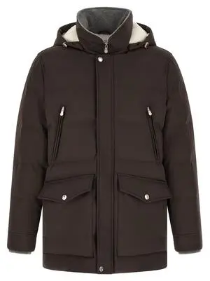 Brunello Cucinelli Quilted Parka - Brown