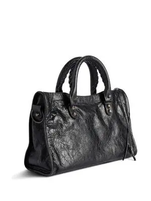 Balenciaga Leather Shoulder Bag - Black