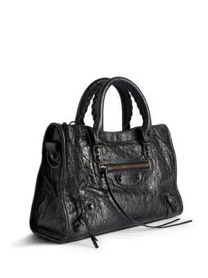 Balenciaga Leather Shoulder Bag - Black