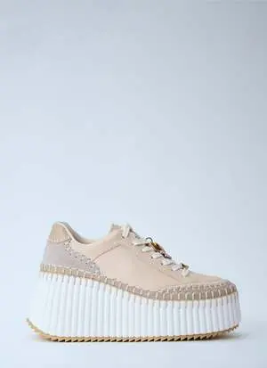 Chloé Nama Wedge Sneakers
