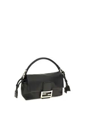 Fendi Small Baguette Soft Nappa Leather Handbag