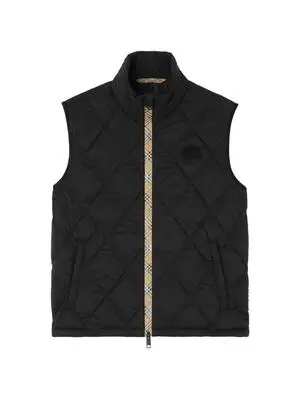 Burberry Acresford Quilted Down Vest - Multicolor