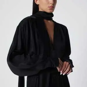 Andamane Mathilda Cupro Satin Blouse