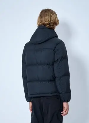 Stone Island Padded Hooded Jacket - Black